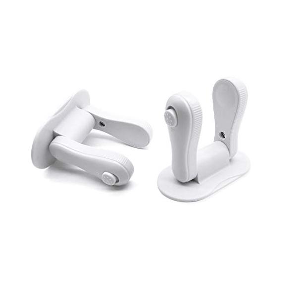 ・ホワイト 2個 (x 1) 01-2white・・Color:ホワイト・【高品質ABS樹脂】非毒性、無味、放射線も浴びておらず素材を採用して、安全で環境にやさしいため、赤ちゃんがいるご家庭にぴったりな商品です。ご注意：角度をつけてから取り...