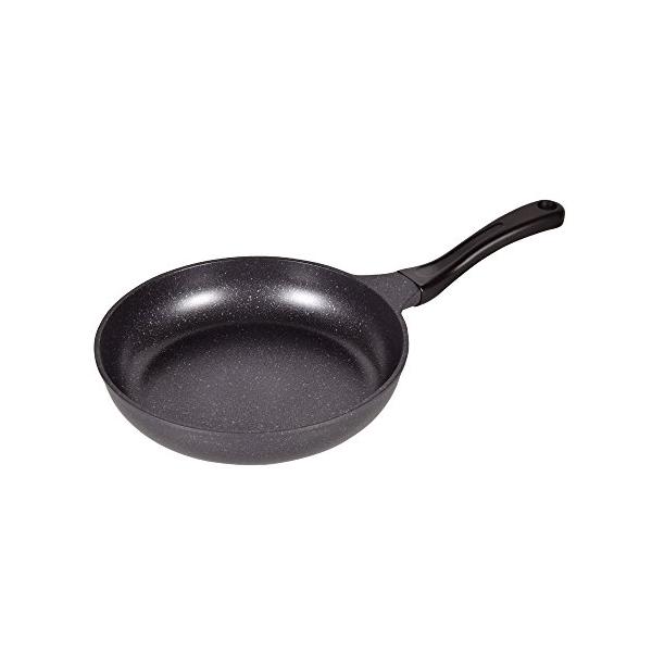 ブラック/26cm/HB-1225・Size:26cm・パッケージ個数:1・製品サイズ:(約)全長475×幅270×高さ85mm、皿の高さ56mm・製品重量:(約)610g・材質:本体/アルミニウム合金(ふっ素樹脂塗膜加工)、取っ手/フェノ...