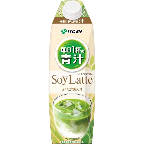 内容量:1L×6本容器:紙パック (キャップ付き)原材料:豆乳、砂糖、大麦若葉汁、大麦若葉粉末、緑茶粉末、野菜汁(ブロッコリー、ケール)、フラクトオリゴ糖シロップ、亜鉛酵母、寒天/乳化剤、増粘多糖類、ビタミンE(一部に大豆を含む) 原料原産...