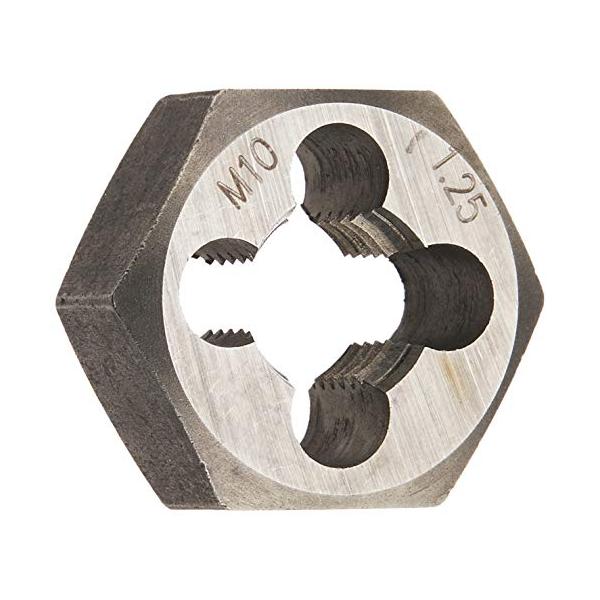 ・ M10×1.25 22239・・Size:M10×1.25・軽自動車のホイールボルトの修正に・合金工具鋼製・使用工具:スバナ/モンキー/ソケットなど・サイズ:M10x1.25mm・厚み:9.5mm