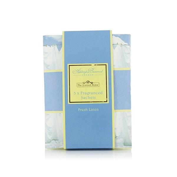 ・ 3個 (x 1) TSHSS22・サイズ:110mm×80mm×1mm×3・香り:フレッシュリネン Fresh Linen・原産国:イギリス・内容量:60g・全成分:バーミキュライト、香料