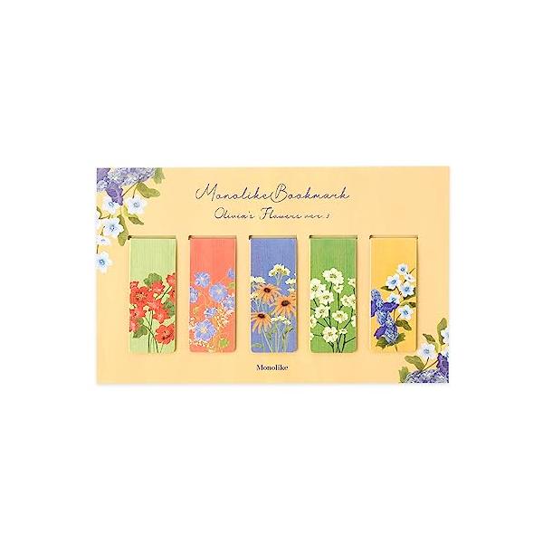 オリビアの花 Ver.3/パッケージサイズ ： 9.5x15.5x0.2 (cm)/Bookmarks・Color:オリビアの花 Ver.3・構成:5つのデザイン 各デザイン別に1つずつ・ブックマーク5彫刻が1セットです。・1ピースサイズ：...
