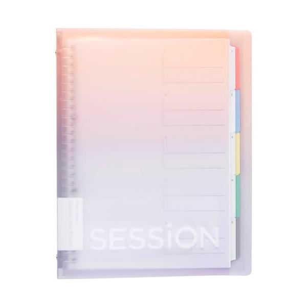 ・グラデーション ゆうやけ B5 F310A-97B・・Color:グラデーション ゆうやけSize:B5・2倍のインデックスで、勉強効率UP!えんぴつで書けるインデックス付き・【カラー】ゆうやけ（グラデーション） 【サイズ】B5サイズ 縦...