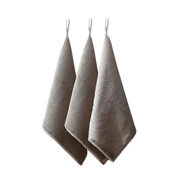 ScandinavianA・グレー×3枚/A・3枚セット/-・Color:A・グレー×3枚Size:A・3枚セット・??厚手生地で吸水性に優れるキッチンタオルは吸水性に優れたマイクロファイバーを採用し、食器の水分がサッと吸い込まれて使いやす...