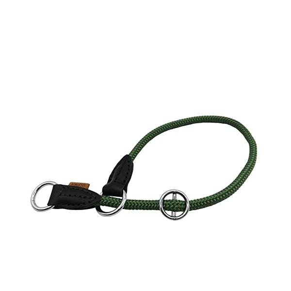 ダーク グリーン/Mサイズ　厚み8mm 長さ45cm/PCMM・極めて耐久性が高い ? このカラーは、耐久性が高く、簡単に摩耗や破れることはありません。過剰に活発な犬のトレーニングやコントロールにも耐えることができます。・スライダブルストッ...