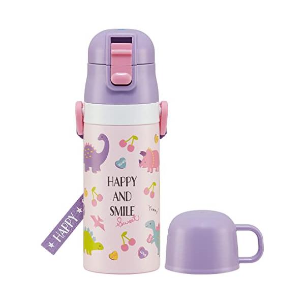 ハッピー&amp;スマイル/350 ml/SKDC3-A・PatternName:2way350ml・パッケージ個数:1・サイズ:直径6.8×高さ（コップ時）20cm・（直飲み時）21cm・素材・材質:内びん・胴部・口がね＝ステンレス鋼 コ...