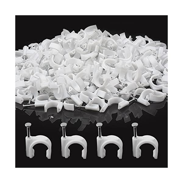 -/10mm/-・Size:10mm・パッケージ個数:1・パッケージ内容：100個セット・4サイズ選べる：6mm/7mm/8mm/10mm・材質：PE、高炭素鋼。耐衝撃性に優れ、さびにくいです。・取り付け簡単：ハンマーでケーブルステップルを...