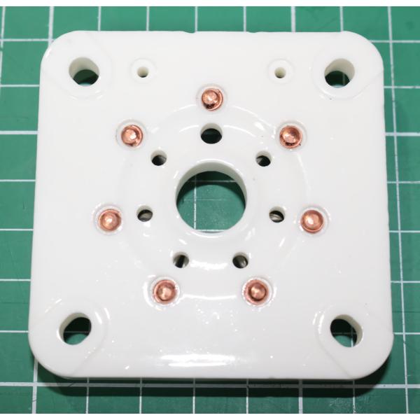 1個 未使用 7ピン セラミックソケット 6C33 829B 832A GU29系 大型7ピンソケット です。太ピンが1箇所ある7ピンソケットです（お間違えないように）画像で十分ご確認いただきご検討くださいませ。新品未使用ですが白セラミック...