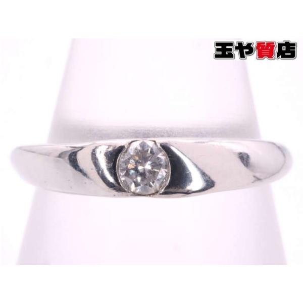 【商品説明】ミガキ仕上済みです。リングの裏にカスリキズがあります。【材質】pt1000  ダイヤモンド【カラー】 　【サイズ】 　10号　【重量】3.8g【状態 】　中古Ａ【付属品】 　【お問合せ番号】a0188【社内管理コード】 81348