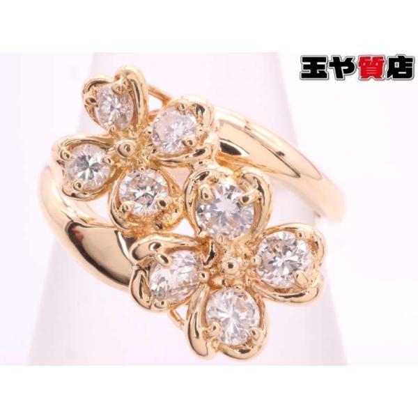 【商品説明】 　ミガキ仕上済みです。リングの裏にカスリキズがあります。【材質】18金 YG ダイヤモンド【カラー】 　【サイズ】 　11号　【重量】4.6g【状態 】　中古Ａ【付属品】 　【お問合せ番号】a0892【社内管理コード】 　83127