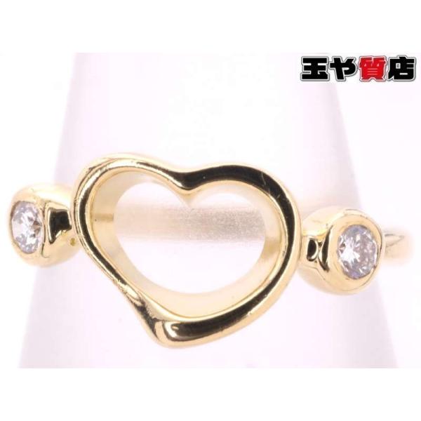 【商品説明】リングの裏にカスリキズがあります。サイズ直し跡があります。それ以外は全体的に美品です。【材質】750(18金) YG  ダイヤモンド【カラー】 　【サイズ】7号強　【重量】1.9g【状態 】　中古Ａ【付属品】 　【お問合せ番号】...