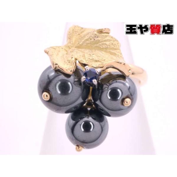 【商品説明】 　ミガキ仕上済みです。リングの裏にカスリキズがあります。【材質】18金 YG サファイヤ ヘマタイト【カラー】 　【サイズ】 10号弱　【重量】5.9g【状態 】　中古Ａ【付属品】 　【お問合せ番号】a1640【社内管理コード...