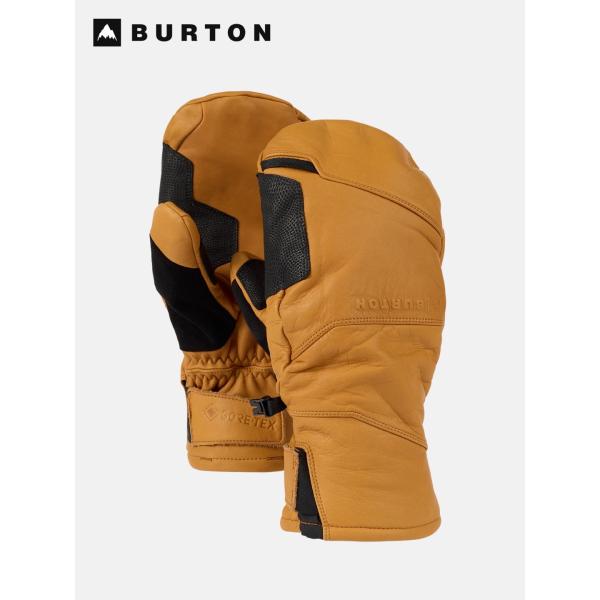 ■ブランド名：BURTON バートン■商品名：25/26モデル [ak] Clutch GORE-TEX Leather Mittens #HONEY [233451] ■型番：233451■カラー：HONEYBURTON 正規取扱店三重県...
