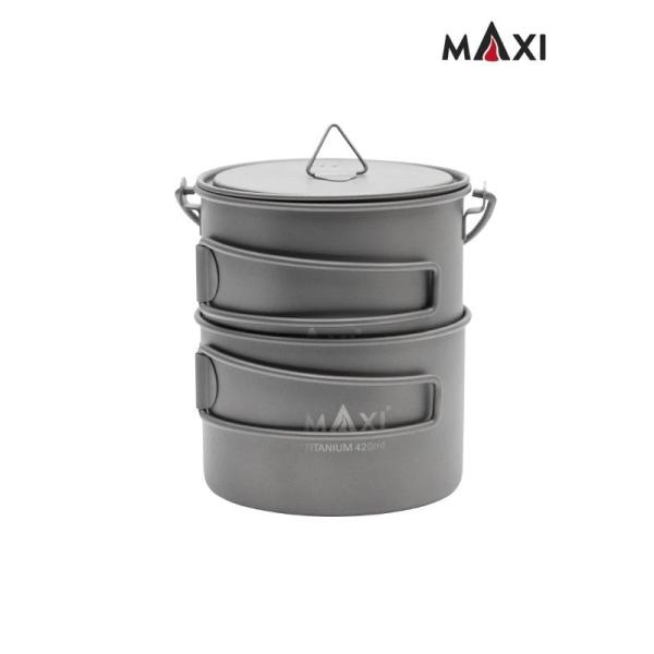 ■ブランド名：MAXI マキシ■商品名：Titanium Bail Handle Dual Pot [MX-BHDP]■型番：MX-BHDPMAXI 正規取扱店三重県四日市市に店舗 moderate（モデラート）を構える正規ディーラーです。...