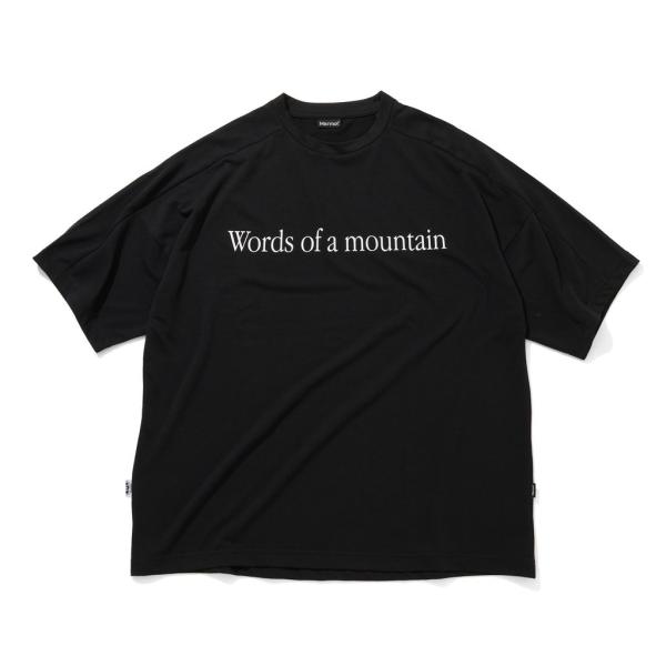 ■ブランド名：CITY COUNTRY CITY シティーカントリーシティー■商品名：MARMOT | MMWCCC EVERYWHERE T-SHIRT_WORDS OF MOUNTAIN■型番：CCC-251C005■カラー：BLACK...