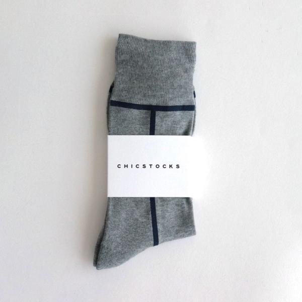 ■ブランド名：CHICSTOCKS シックストックス■商品名：LINE■型番：CH-002■カラー：Heather Gray/Navy■カテゴリ：ユニセックス ファッション小物当店で取り扱う商品は全て正規品です。偽物・並行輸入品は取り扱って...
