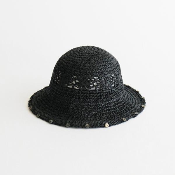 ■ブランド名：La Maison de Lyllis メゾンドリリス■商品名：PAPEL PICADO■型番：2251016■カラー：BLACK■サイズ：F■カテゴリ：ユニセックス 帽子当店で取り扱う商品は全て正規品です。偽物・並行輸入品は...