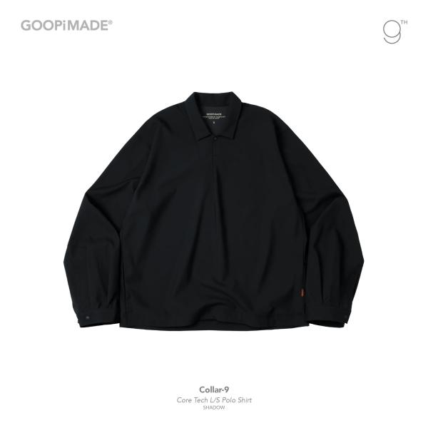 ■ブランド名：GOOPiMADE グーピーメイド■商品名：Collar-9 Core Tech L/S Polo Shirt■型番：GOOPI-25AW-OCT-03■カラー：Shadow■カテゴリ：メンズ トップス当店で取り扱う商品は全て...