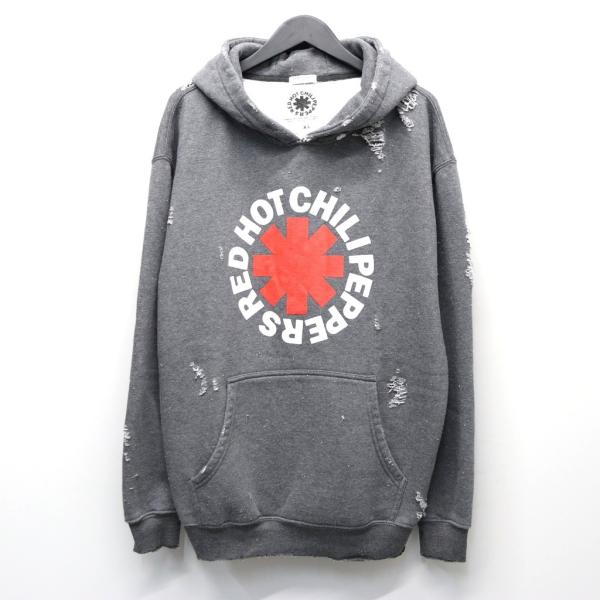 ■ブランド名：THRIFTY LOOK スリフティルック■商品名：WORN-OUT 「RHCP ASTERISK」 HOODY■型番：tl24f042■カラー：CHARCOAL■サイズ：XL■カテゴリ：メンズ トップス当店で取り扱う商品は全...