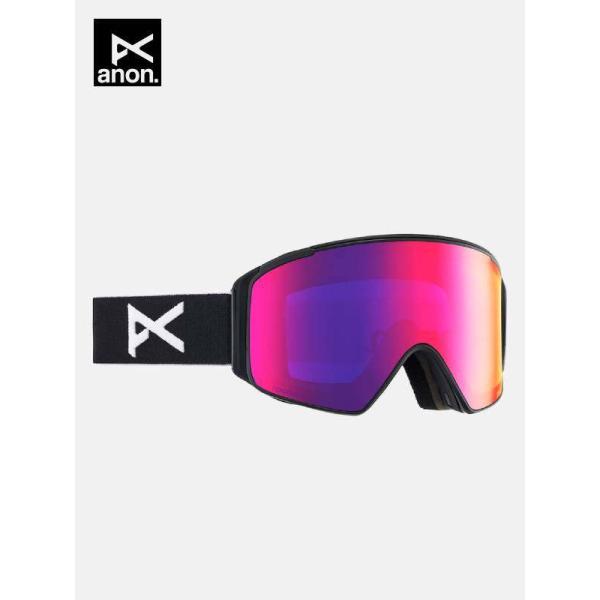 ■ブランド名：ANON アノン■商品名：M4 Cylindrical Low Bridge +Bonus Lens+MFI Face Mask #Black/Perceive Sunny Red [203401]■型番：203401■カラー...