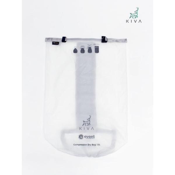 ■ブランド名：KIVA Outdoors キバ アウトドアーズ■商品名：Compression Dry Bag 15L #White [CDB015]■型番：CDB015■カラー：WhiteKIVA Outdoors 正規取扱店三重県四日市...