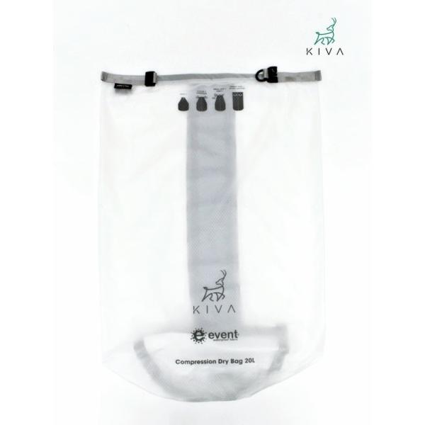 ■ブランド名：KIVA Outdoors キバ アウトドアーズ■商品名：Compression Dry Bag 20L #White [CDB020]■型番：CDB020■カラー：WhiteKIVA Outdoors 正規取扱店三重県四日市...
