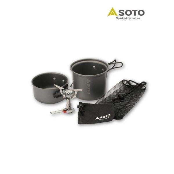 ■ブランド名：SOTO ソト■商品名：アミカス クッカーコンボ [SOD-320CC]■型番：SOD-320CC■カラー：ONESOTO 正規取扱店三重県四日市市に店舗 moderate（モデラート）を構える正規ディーラーです。取扱い商品は...