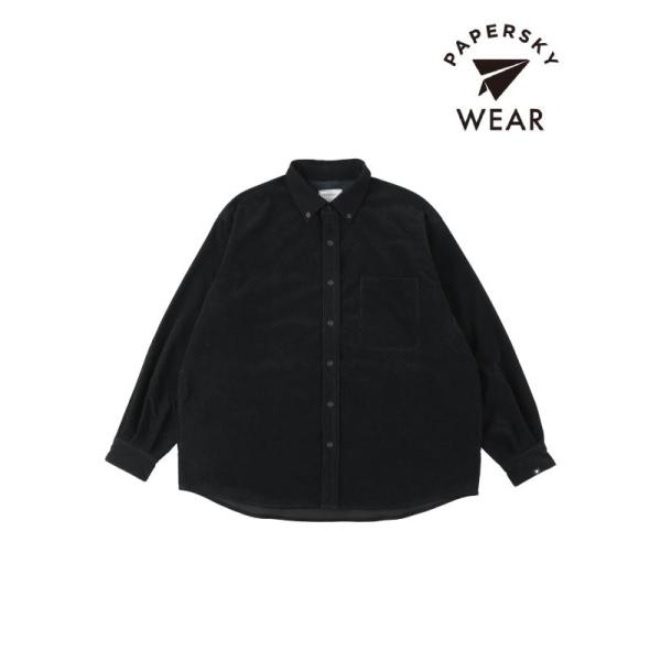 ■ブランド名：PAPERSKY WEAR ペーパースカイウェア■商品名：HIKE&amp;BIKE CAVE CORDUROY BIG SHIRT #BLACK■カラー：BLACK■サイズ：SPAPERSKY WEAR 正規取扱店三重県四日...