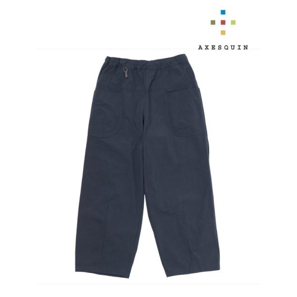 ■ブランド名：AXESQUIN アクシーズクイン■商品名：ヴィンテージナイロンのカーブパンツ #アオニビ [022040]■型番：22040■カラー：アオニビAXESQUIN 正規取扱店三重県四日市市に店舗 moderate（モデラート）を...
