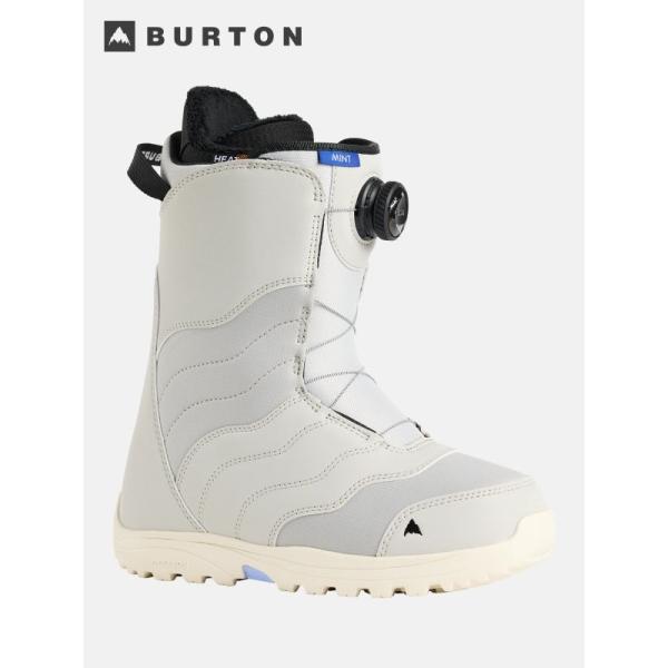 ■ブランド名：BURTON バートン■商品名：25/26モデル Women's Mint BOA Wide Snowboard Boots #GRAY CLOUD [131771]■型番：131771■カラー：GRAY CLOUDBURTO...