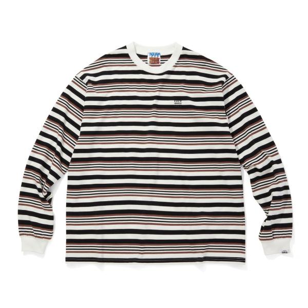■ブランド名：CITY COUNTRY CITY シティーカントリーシティー■商品名：EMBROIDERED LOGO MULTI BORDER L/S T-SHIRT■型番：CCC-253C007■カラー：BROWN / WHITE■カテ...