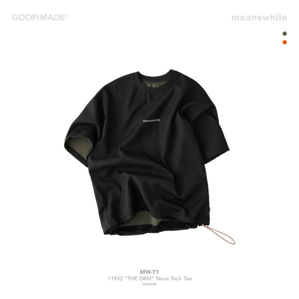 ■ブランド名：GOOPiMADE グーピーメイド■商品名：meanswhile | 「MW-T1」 1932 「THE DRM」 Nova Tech Tee■型番：GOOPI-25AW-SEP-02■カラー：Shadow■カテゴリ：メンズ ...