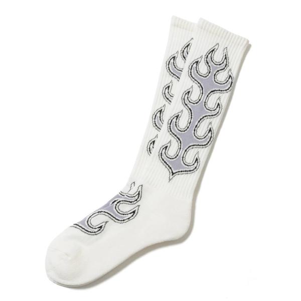 ■ブランド名：F-LAGSTUF-F フラグスタフ■商品名：FLAME LONG SOX■型番：25AW-FS-87 / FS1849■カラー：WHITE■サイズ：ONE■カテゴリ：メンズ アンダーウェア当店で取り扱う商品は全て正規品です。...