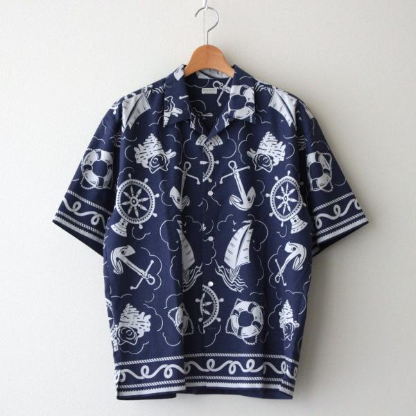■ブランド名：SOLARIS HATMAKERS&amp;Co. ソラリス■商品名：OPEN COLLAR S/S SAILING SHIRT-FISHTEIL■型番：2004022■カラー：PURPLENAVY■サイズ：38■カテゴリ：メ...
