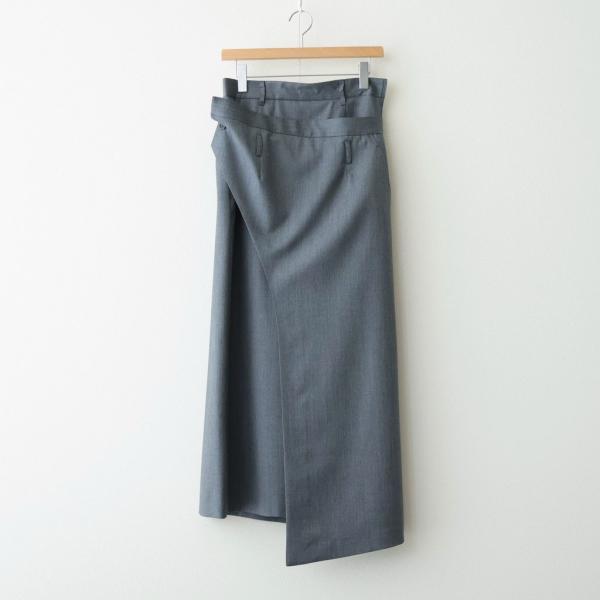 ■ブランド名：INSCRIRE アンスクリア■商品名：Wool Wrap Skirt■型番：I26SS-SK75■カラー：MD. GREY■カテゴリ：レディース スカート当店で取り扱う商品は全て正規品です。偽物・並行輸入品は取り扱っておりま...