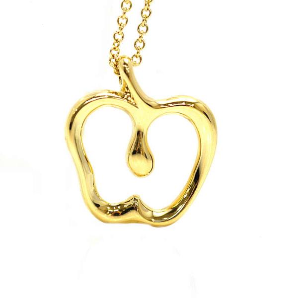 ブランド Tiffany&amp;Co. / ティファニー商品名 アップルネックレス素材 18金イエローゴールド K18YGサイズ チェーン約40cm チャーム縦約1.8cm×横約1.5cm重さ 約4.6g状態 AAランク(USEDにより若...