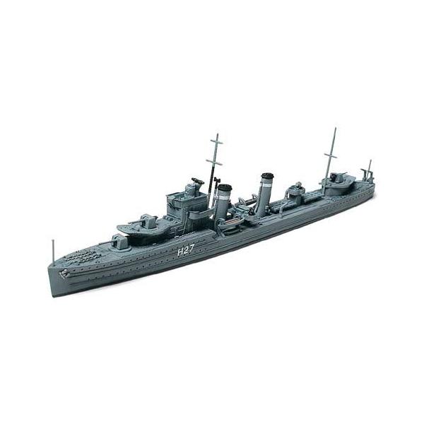 戦艦ビスマルク追撃戦やマレー沖海戦など数多くの海戦で奮闘したイギリス海軍E級駆逐艦を再現したプラスチックモデル組み立てキットです。船体は左右分割式として舷窓や断面形状を忠実に再現。12cm45口径の主砲塔や53.3cm4連装魚雷発射管はポリ...
