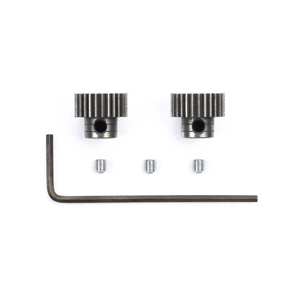 04モジュールの採用により、いっそう細かなギヤ比のセッティングができ、モーターパワーを効率よく伝えるため鋭い瞬発力も魅力です。別売の04スパーギヤと組み合わせてF103シャーシをはじめ、F104PRO IIシャーシ、FF-03、TB-03シ...