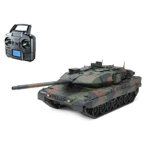 【 実車取材を基にした迫真のリアリティで最強戦車を操る 】ドイツ連邦軍主力戦車レオパルト2 A7Vを1/16スケールで再現した電動ラジオコントロールタンクの組み立てキットです。●平面構成の車体に55口径120mm滑腔砲を搭載した精悍な姿を実...