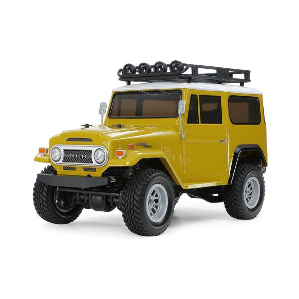 1951年に誕生した日本を代表する本格クロスカントリー4×4、トヨタ ランドクルーザー。その半世紀以上にわたる歴史の中でも、1960年から84年までの約25年間にわたって生産されたロングセラーモデル、「40系」を再現した電動ラジオコントロー...