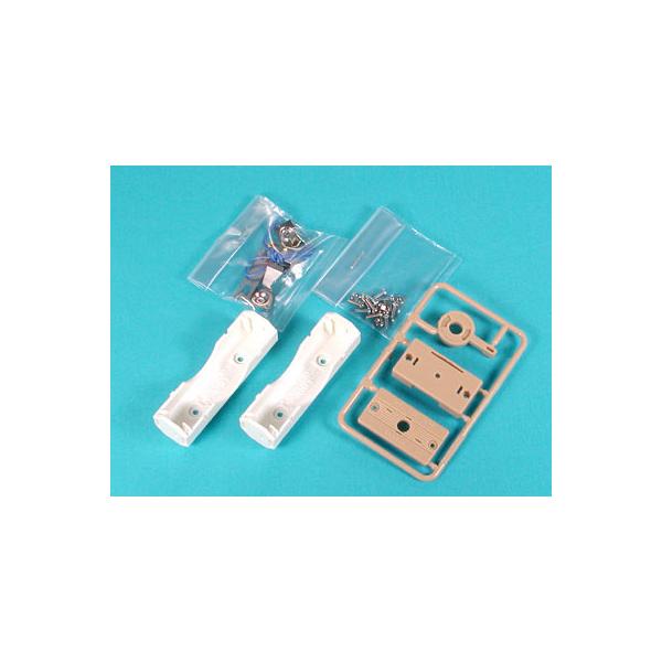 単3形電池１本用の電池ボックスと組み立て式の逆転スイッチのセットです。8角形の電池ボックスは工作にあわせて1本、または2本を自由に配置でき、直列接続、並列接続のどちらも選べます。また逆転スイッチは電池ボックスに配線なしで取り付けも可能。また...