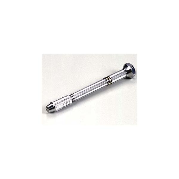 スケールモデルの改造など、精密な穴開け作業に活躍する高精度なピンバイスです。ドリル刃をしっかり固定する締め付けトルクの大きなキャップと、ベアリング球を内蔵したグリップエンドの滑らかな回転が特徴です。 ★使用可能ドリル刃0.1〜3.2mm