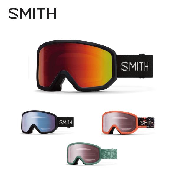 SMITH スミス スキーゴーグル■Transferトランスファー■カラー：レンズ（可視光線透過率VLT）■Black/RSM / Black：Red Sol-X Mirror(18%)■Black/BSM / Black：Blue Sen...
