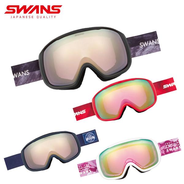 スワンズ SWANS スキーゴーグル■200-MDHSカラー：レンズ（可視光線透過率VLT）■SMBK / ゴールドミラーX ブライトピンク（ VLT: 43-80%）■GLR / ピンクミラーX ブライトピンク（ VLT: 43-80%）...