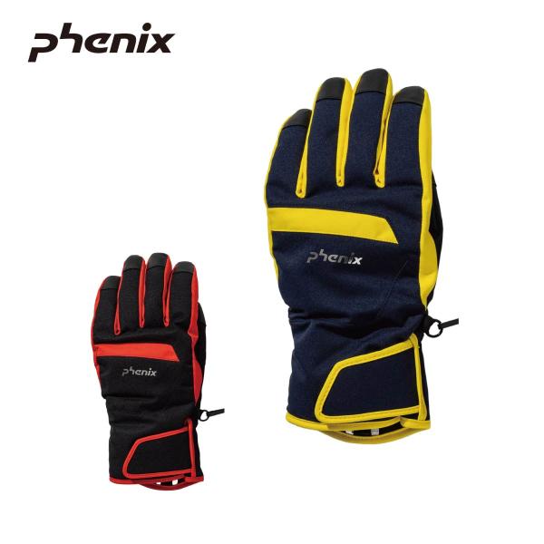 PHENIX フェニックス スキーグローブ ■ESM25GL13Bicolor Glovesバイカラーグローブカラー■PH6500/NAVY■PH9900/BLACKサイズS, M, L, XLFabric・4wayストレッチタフタ2L・甲...