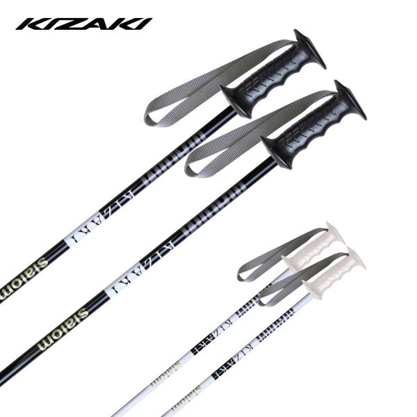 KIZAKI キザキ スキーポール ストック■スラローム ジュニア / KPBE-7030COLOR・ブラック/BK・ホワイト/WTSIZES75,80,85,90,95,100,105,110/cmSHAFT・アルミ合金材　 直径14mm...