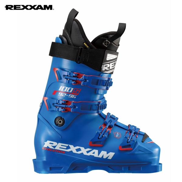 REXXAM レクザム スキーブーツ■R-EVO 100SR エヴォ 100Sフレックス（硬さ）：100ラスト（幅）：AutoFit-S 92-96COLOR・Sapphire BlueSIZE・220-285SHELL・TPUBUCKLE...