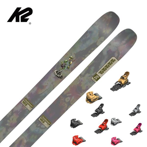 K2 ケーツー スキー板■RECKONER 102  レコナー 102■170cm R：( 17.7 m)サイドカット：( 134/102/127 mm)■177cm R：( - m)サイドカット：( 134/102/127 mm)■184...
