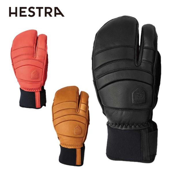 【発売日：2026年11月30日】Hestra ヘストラ スキーグローブ■ 3000782 Fall Line 3-Finger フォールラインスリーフィンガーカラー■100 Black ■540 Flame Red■710 Corkサイズ...