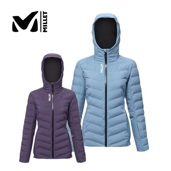 ミレー MILLET スキーウェア■MIV10611BREVENT PEAK JKT Wブレバン ピーク ジャケット・行動時の快適性を最大限に高めるストレッチ裏地・前身頃に保温性を高めるハイロフトフリース裏地・ジップ付きハンドポケット x ...